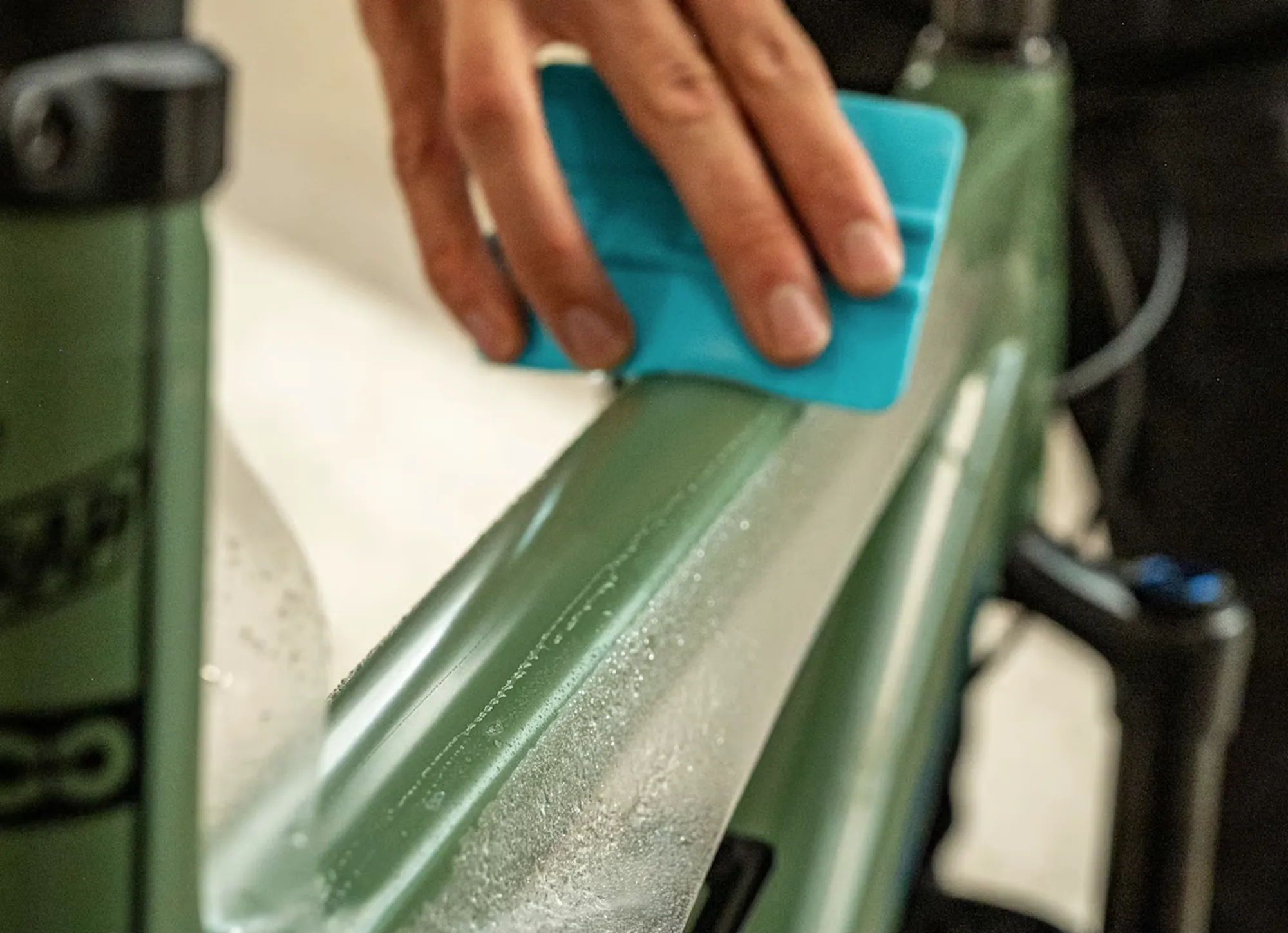 MB Cyclery | Frame wrapping